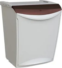 Denox ECOSYSTEM 25 l hnědá / Odpadkový koš / na bioodpad / modulární /