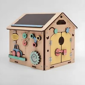 BUSYKIDS Activity board Domeček Mini / Motorická deska / od 1 roku
