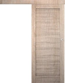 posuvné interiérové dveře na stěnu vasco doors EVORA plné, model 1 Průchozí rozměr: 70 x 197 cm, Orientace dveří: Levé dveře, Dekor: Dub sonoma