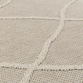 Ayyildiz, Kusový koberec Patara 4952 Beige – na ven i na doma, 80x250, béžová, chodba / předsíň