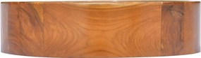 Umyvadlo masivní teak Φ40 x 10 cm 326159