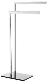 Držák ručníků Optima Glass chrom/černá GLASDRZRUC