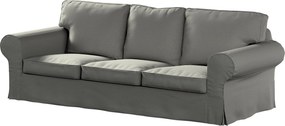 Potah na pohovku IKEA Ektorp 3-místná rozkládací, NOVÝ MODEL 2013 barva šedá látka pletený vzor