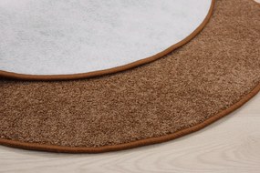 Vopi koberce Kusový koberec Capri měděný kruh - 80x80 (průměr) kruh cm