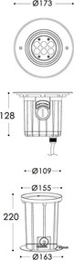 IMPR 730267 Zemní zápustné svítidlo Soft Flex 7 pojezdové - DEKOLIGHT