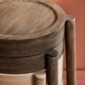 NORTHERN Stolička Pal Stool, Black Oak