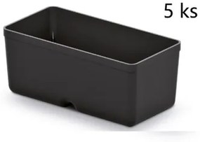 Sada 5 plastových boxů na nářadí UNITE BOX 110x55x132 černé
