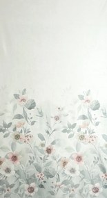 ZATEMŇOVACÍ ZÁVĚS NA KROUŽCÍCH ELIA 140X250 CM KVĚTY