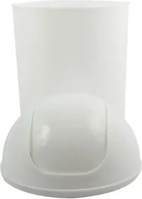 MSV výklopný odpadkový koš 5 L bílý / plast