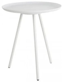Odkládací stolek FROST WLL, bílý White Label Living 2300067