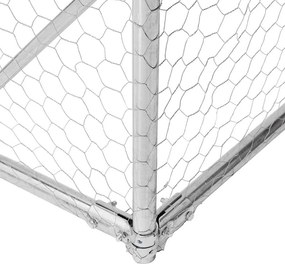 Výběh pro slepice 2,5x12x2,25 m pozinkovaná ocel 3328520