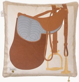 Sametový polštář Heritage Saddle