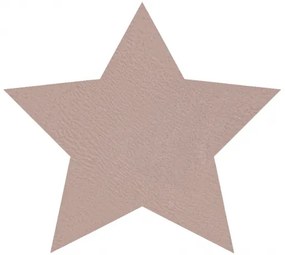 Moderní kusový koberec SHAPE 3148 Hvězda protiskluzový vhodný k praní shaggy růžový Rozměr: 80x80 cm