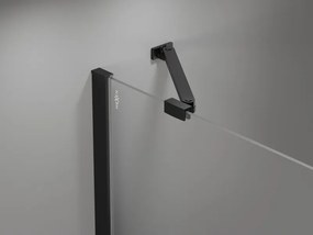 Mexen Mist-B, 1-křídlé sprchové dveře 105 cm, čiré sklo, černý profil, 8A2-105-001-70-00