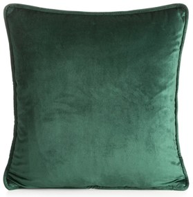 DEKORAČNÍ POVLAK NA POLŠTÁŘ VELVET 45X45 CM TMAVĚZELENÁ