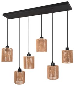 Toolight Závěsné osvětlení  BOHO B10 APP1822-6CP černé