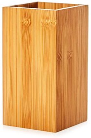 Stojan na kuchyňské náčiní, čtvercový, cca 12 x 23 x 12 cm (Š x V x H), bambus