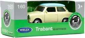 WELLY Model auta Trabant / 1:60 / Volný chod / Kov / Mix barev / 7 cm