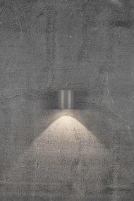 NOR 49701010 Venkovní nástěnné svítidlo Canto 2 2x6W LED šedá čirá - NORDLUX
