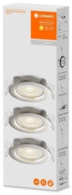 Ledvance - SADA 3x LED Stmívatelné podhledové svítidlo SIMPLE LED/4,9W/230V