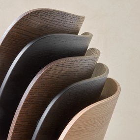 AUDO (MENU) Židle Co Chair, Black / Natural Oak