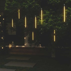 vidaXL Padající světla 8 ks 30 cm 192 LED dovnitř i ven [328556] Barva: Modrá