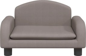 Dětská pohovka taupe 50 x 40 x 30 cm textil 3196372