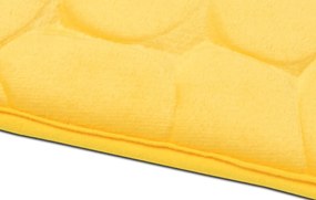 BO-MA Koupelnová předložka 0133 yellow BARVA: Žlutá, ROZMĚR: 50x40 cm