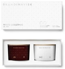 Dárková sada vonných svíček White Christmas - 2 ks Skandinavisk