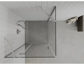 Mexen Roma sprchový kout 70x70cm, 6mm sklo, chromový profil-čiré sklo, 854-070-070-01-00