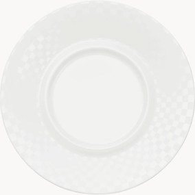Sada podšálků z kostního porcelánu Cross White, 6 dílů