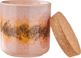SCENTS OF HOME Vonná svíčka se sojovým voskem "Caramel Island" - oranžová/hnědá