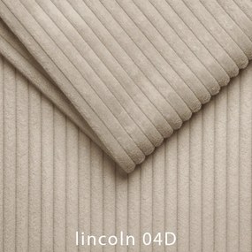 Sedací souprava GREIZ | 203x275 cm | levá | rozkládací + úložný prostor | lincol 04D světle béžová | 3D manšestr