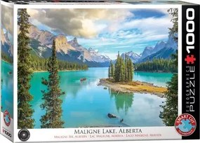 EUROGRAPHICS Puzzle Maligne Lake, Alberta / 1000 dílků / 68 x 48 cm