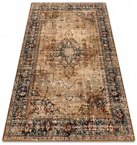 Vlněný kusový koberec Kalar béžovo zelený 200x300cm