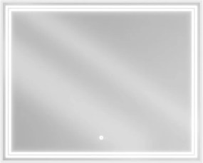 Mexen Taco zrcadlo do koupelny s podsvícením 100 x 80 cm, LED 6000K, proti zamlžování - 9805-100-080-611-00