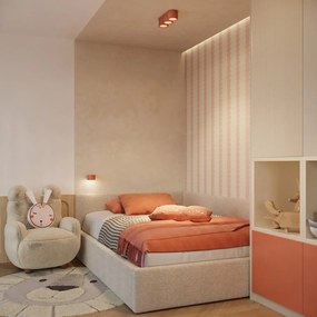 Sollux Lighting Stropní svítidlo MODO 3 okrově červené GX53