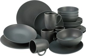 XXXLutz KOMBINOVANÁ SOUPRAVA Soft Touch black 20dílné Creatable - Online Only nádobí - 0077680297