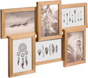 Fotorámeček,rámeček na 6 fotografií, MDF, Atmosphera