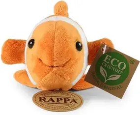 RAPPA Plyšová ryba klaun očkatý 14 cm / ECO-FRIENDLY / od 0 let