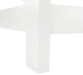 Konferenční stolek EDRIA MDF barva bílá polomat