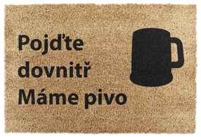 Rohožka z kokosového vlákna 40x60 cm Pivo – Artsy Doormats