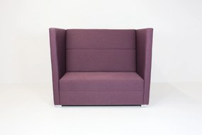 NONAME Sofa, akustické, v112x140xh80, látka, fialová