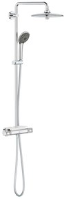 Grohe Vitalio Joy - Sprchový set 260 s termostatem na zeď a poličkou, chrom 26403002