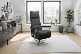 XXXLutz RELAXAČNÍ KŘESLO, kůže, černá Sit & More - Online Only křesla & taburety - 0001440287D6