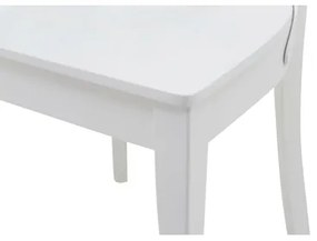 Bílá dřevěná židle FRESCO