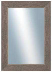 DANTIK - Zarámované zrcadlo - rozměr s rámem cca 50x70 cm z lišty TOMAS šedá velká (3030)