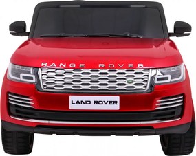 Ramiz Range Rover HSE lakované dětské auto pro 2 děti červené SUV + ovladač na dálkové ovládání + audio panel