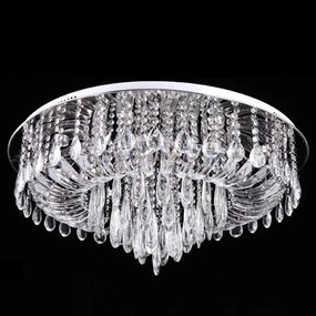 Toolight - Křišťálová stropní svítilna 9xG9 25W APP781-9C, chromová, OSW-05099