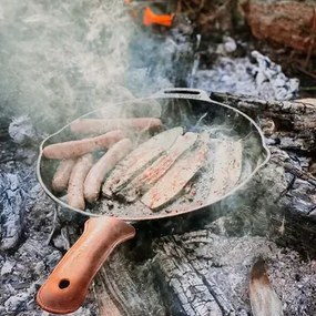 Valhal Outdoor Litinová pánev s dlouhou rukojetí VH30